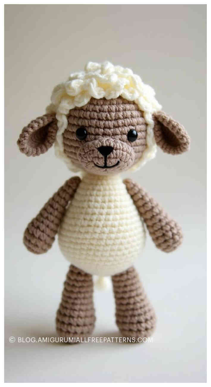 Amigurumi Little Sheep Free Crochet Pattern - Free Amigurumi Pattern