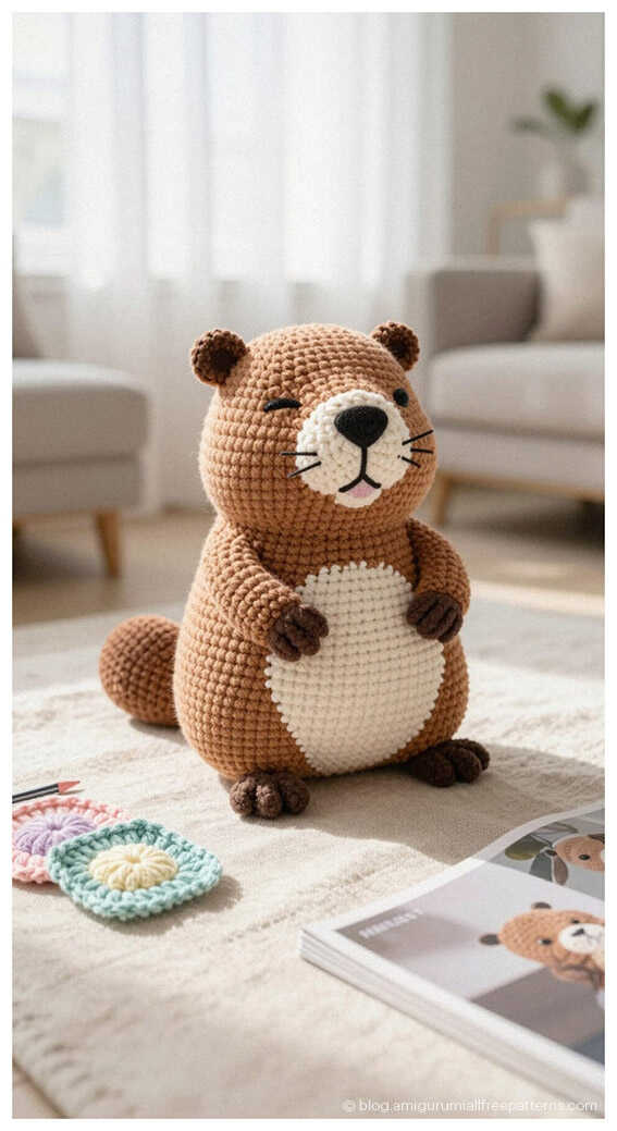 Beaver Joffy Amigurumi – Free Crochet Pattern - Free Amigurumi Pattern